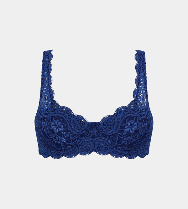 Triumph Amourette 300 WHP X Wired Floral Lined Lace Padded Bra 1016679 ...